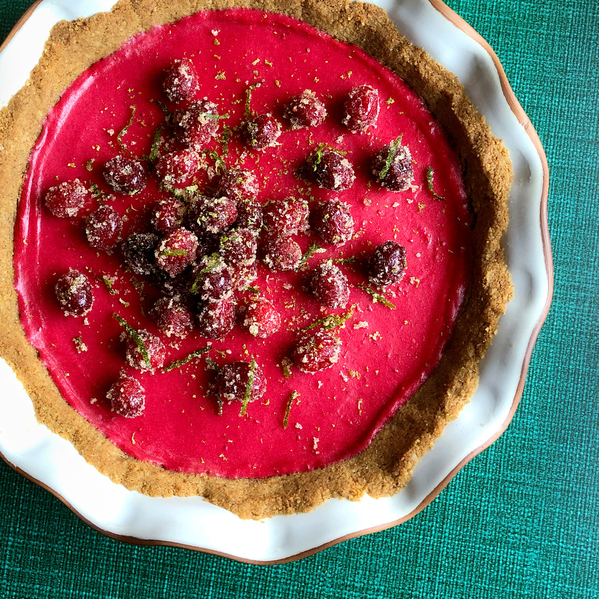 Cranberry-Lime Pie | Fikabröd