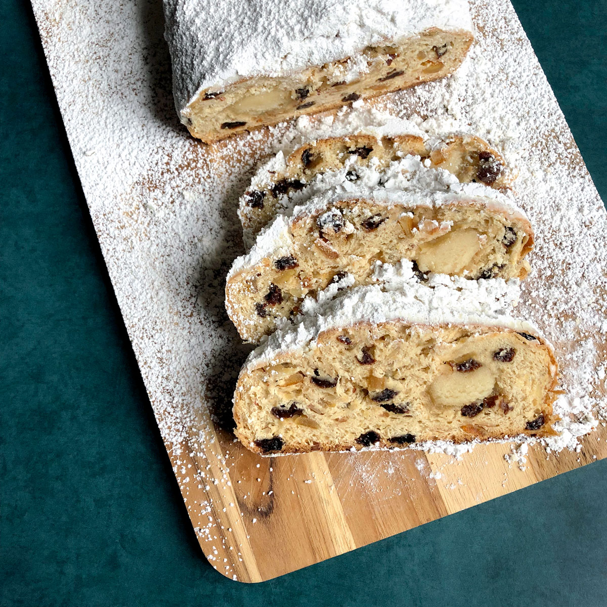 Stollen (German Christmas Fruit Bread) | Fikabröd