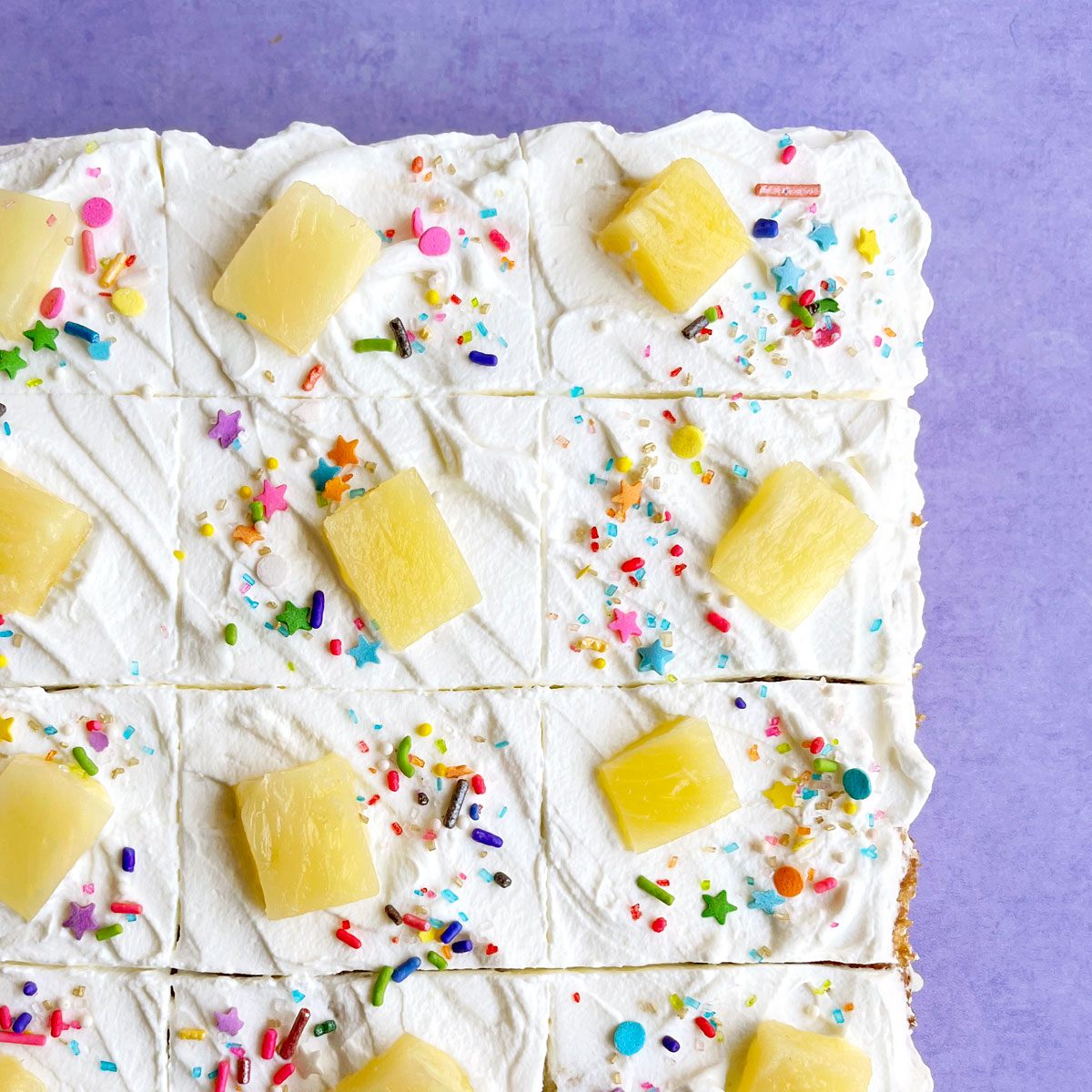 Eggless Pineapple Cake | Fikabröd