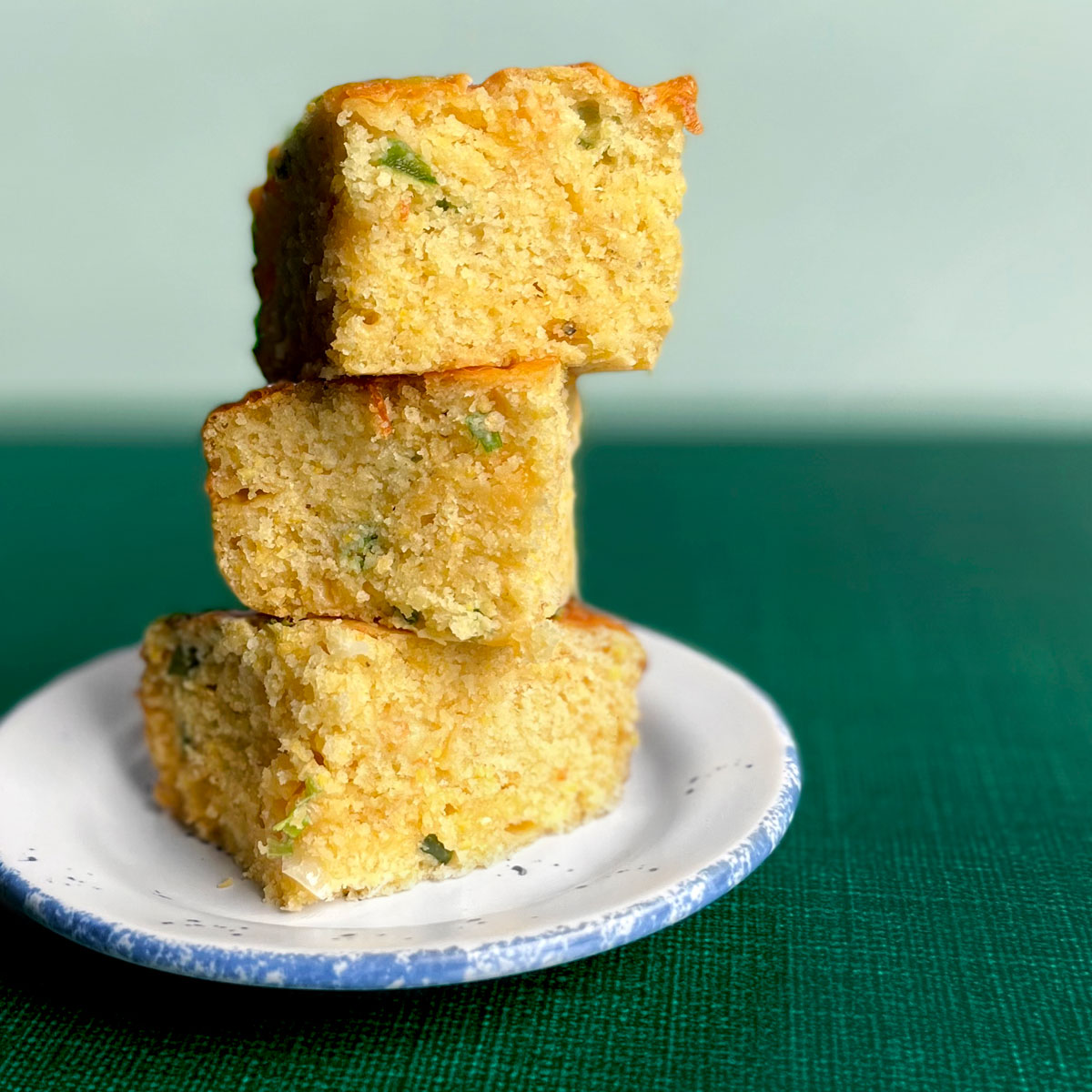 Cheesy Jalapeño Lime Cornbread | Fikabröd
