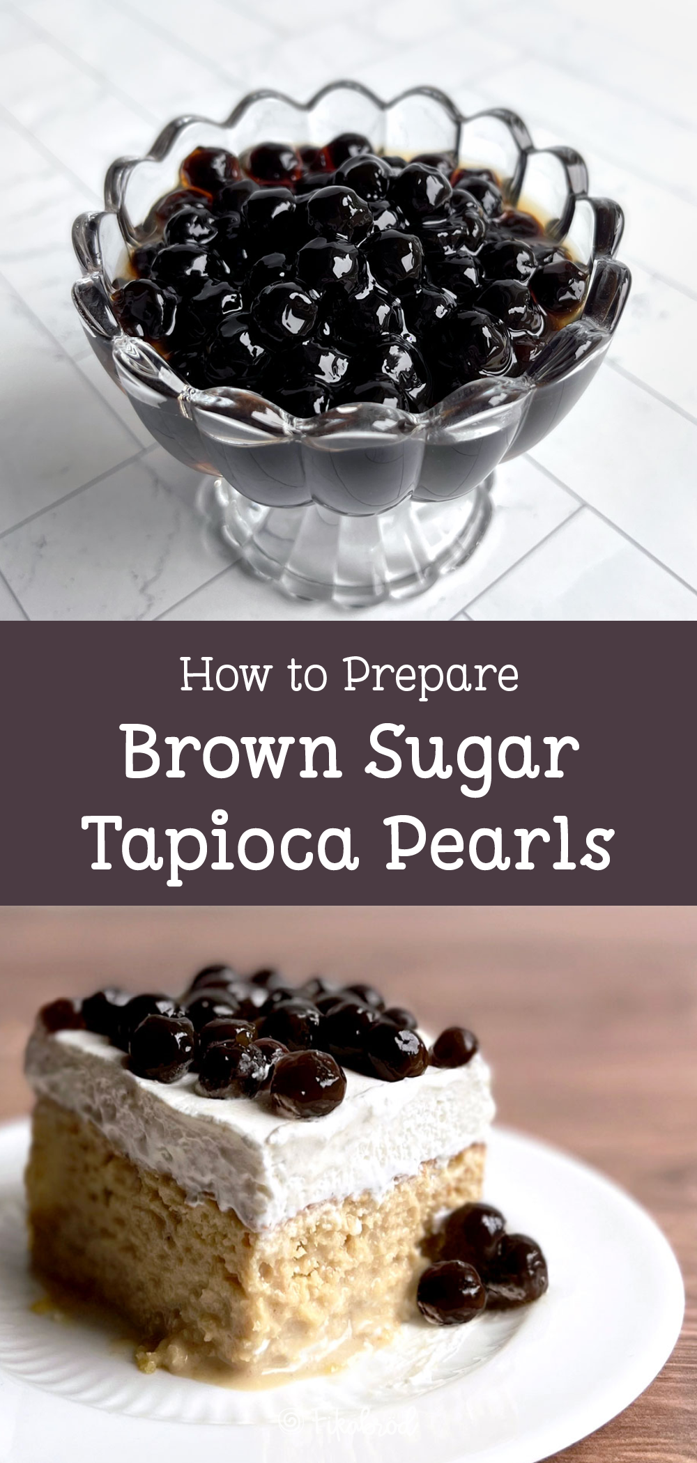 How to Prepare Brown Sugar Tapioca Pearls (Boba) | Fikabröd