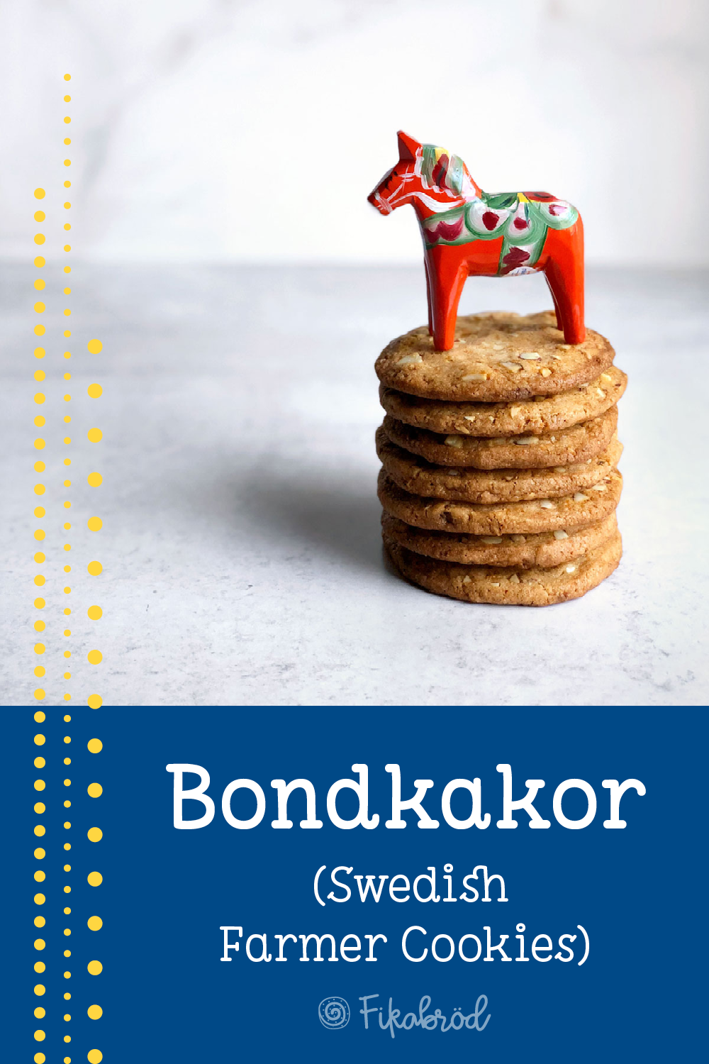 Bondkakor (Swedish Farmer Cookies) | Fikabröd