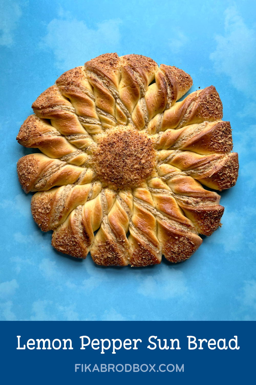 Lemon Pepper Sun Bread | Fikabröd